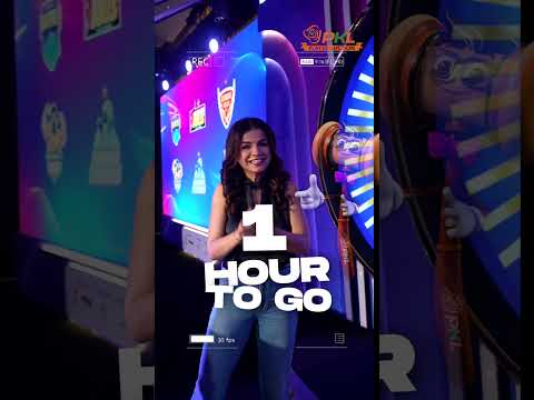 1 Hour to go for the #pklauctionblockbuster to start | Pro Kabaddi League #shorts