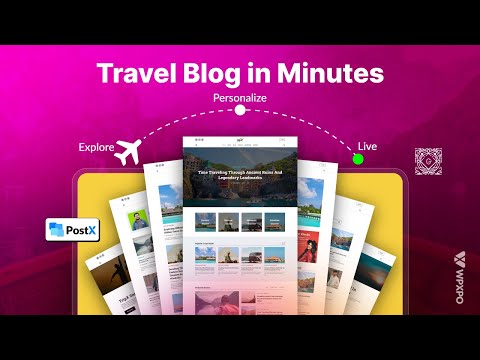 How to Create a Travel Blog Website in WordPress
