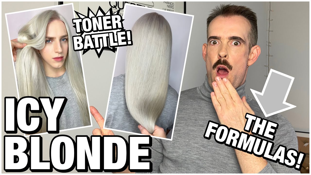 ICY BLONDE TONER BATTLE! All you need to know to create PLATINUM hair color, regardless of brand.