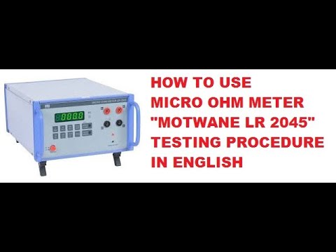 Micro Ohm Meter - Digital Micro Ohm Meter Latest Price, Manufacturers ...