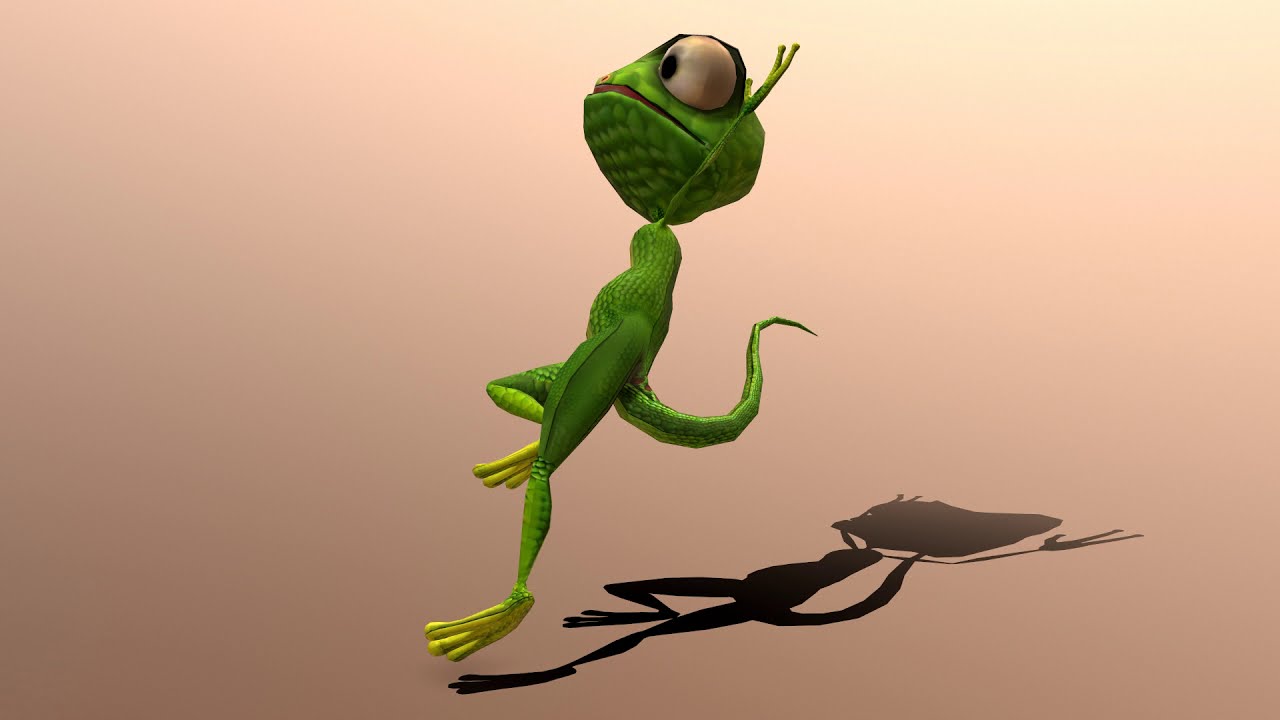 Lizard Animation and Rig Preview