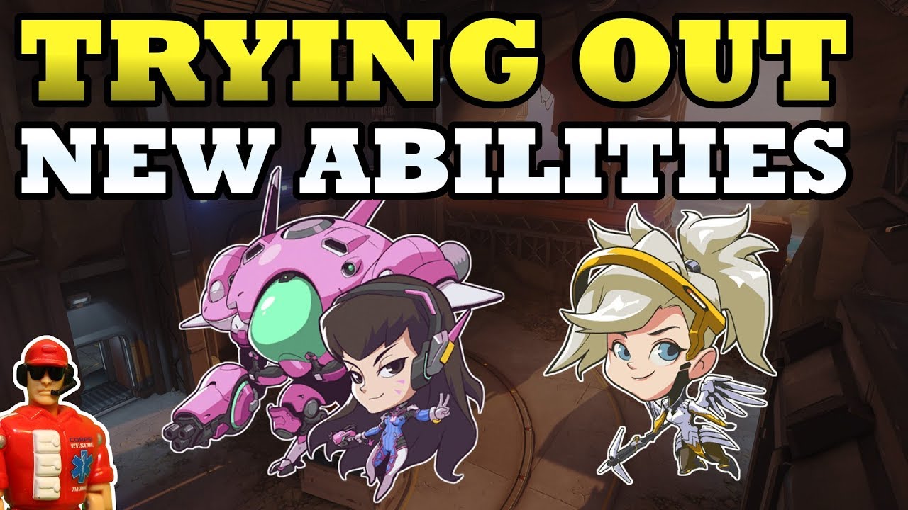 Overwatch - NEW D.Va & Mercy Abilities! - Initial Thoughts & Testing