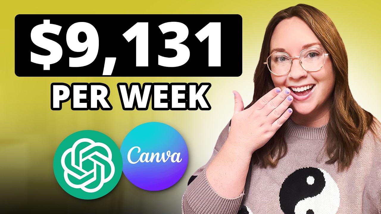 5 Unsaturated Digital Product Ideas to Sell with AI and Canva! ($9,131/wk)