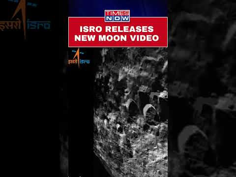 ISRO Shares New Video Of Moon Captured By Chandrayaan-3 | Watch! #shorts #chandrayaan #isro #moon