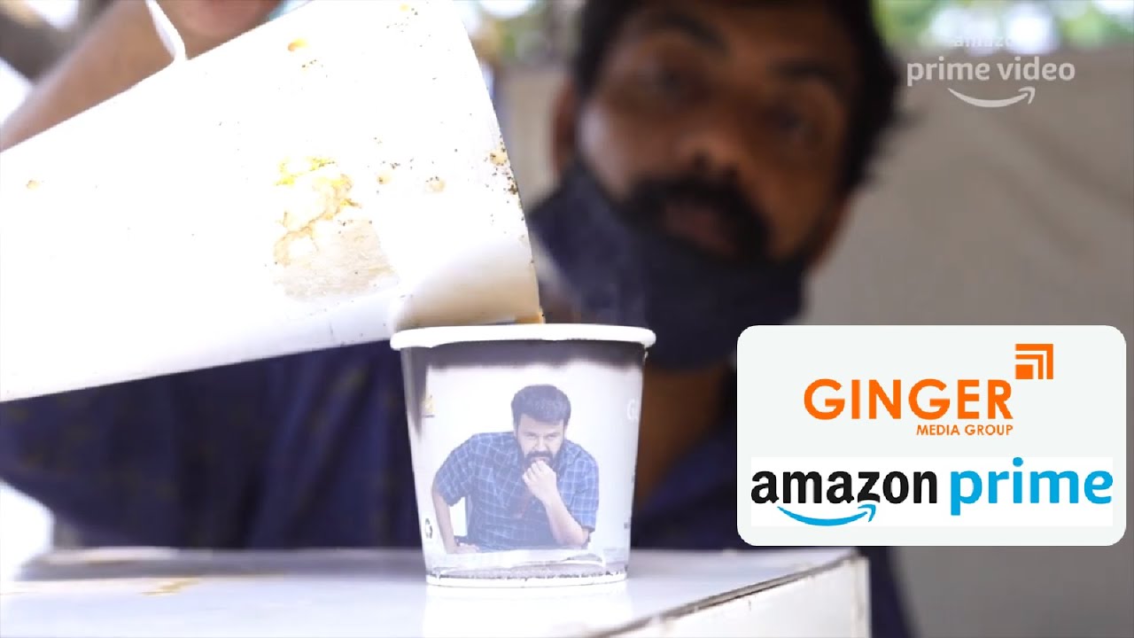 Thankyou Mohanlal for sharing this | Drishyam 2 Cup Branding | Ginger media group | Amazon Prime
