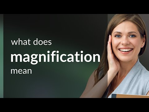 Magnification — definition of MAGNIFICATION