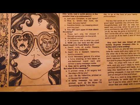 Valentines day quiz 1968 Jackie magazine for girls article