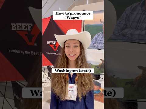 How to pronounce “Wagyu” according to Wagyu breeders. How do you say it? #wagyu #americanwagyu