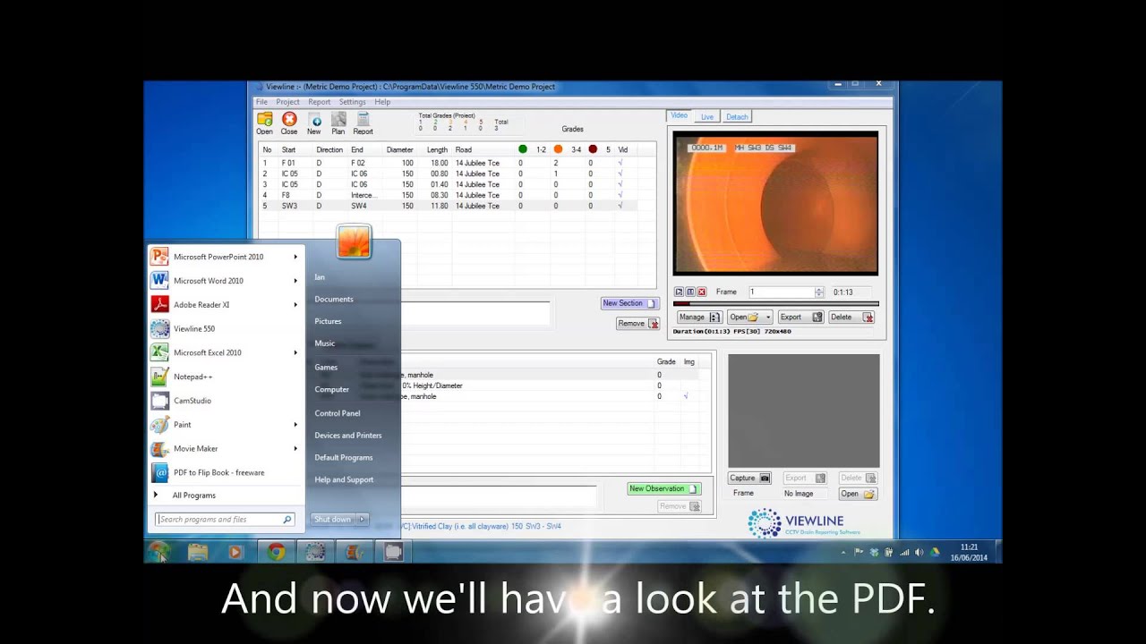 Creating a PDF report