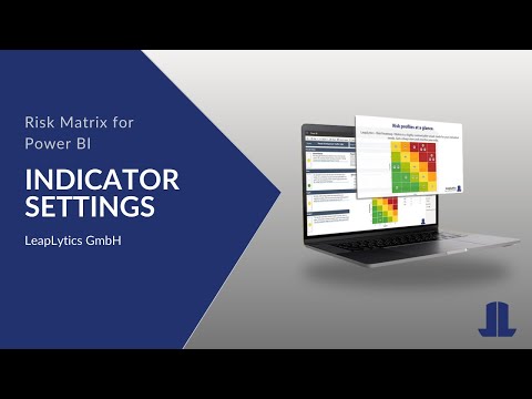 Indicator Settings - LeapLytics Risk Matrix for Power BI
