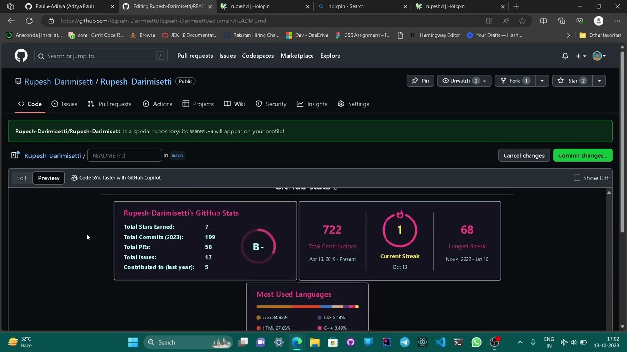 How to setup holopin bages to Github profile page? | Holopin Bages | Github profile