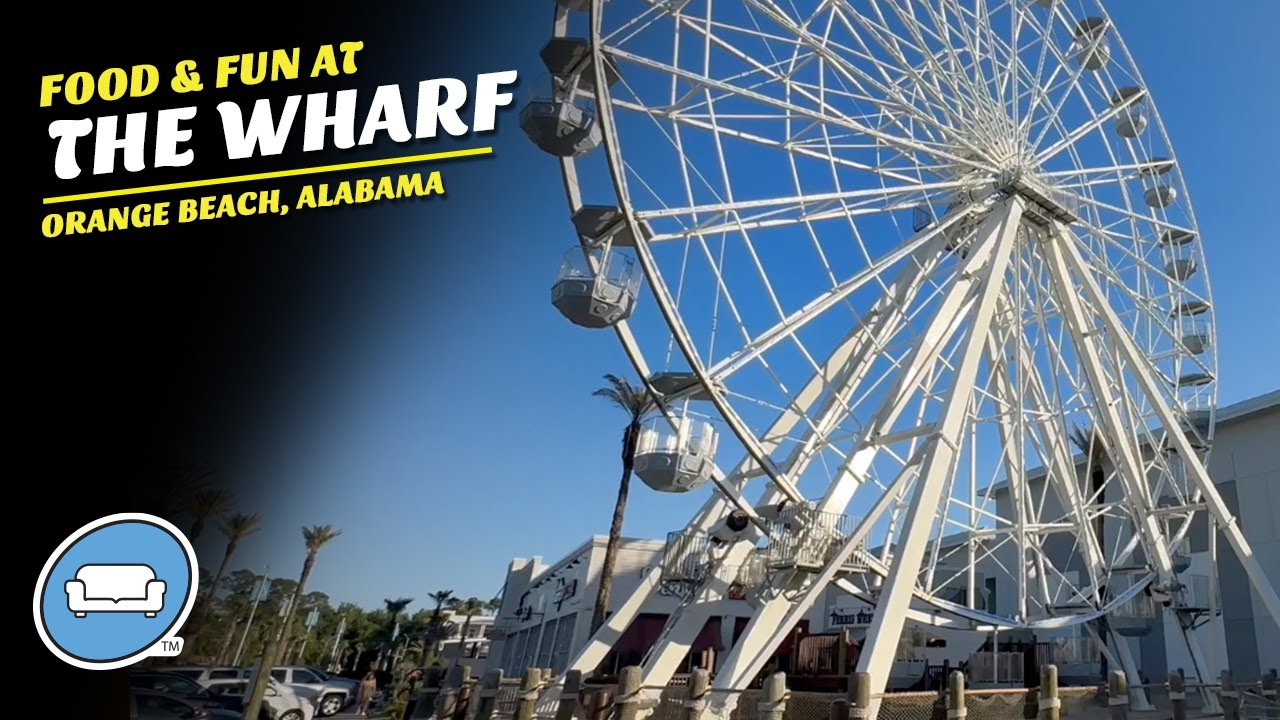 Shopping, Entertainment, Food, and Lights at the Wharf in Orange Beach, Alabama!