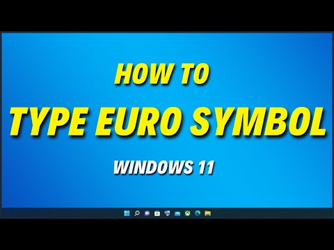 How to Type Euro Symbol in Windows 11