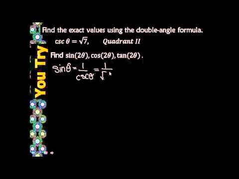 Double-angle and Half-angle Formulas: Precalculus