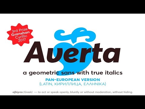 Averta PE (Latin, Greek, Cyrillic) Font Free Download