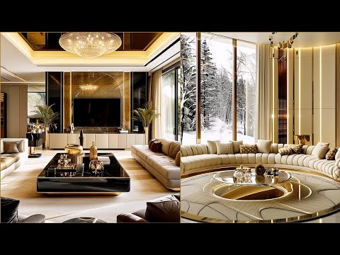 200 Luxury Living Room Design Ideas 2025: Home Interior Design for Luxury Homes: P4