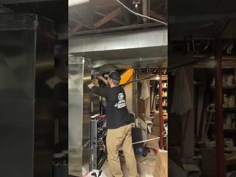 HVAC - full system replacement. #hvac #heating #ac #furnace #install