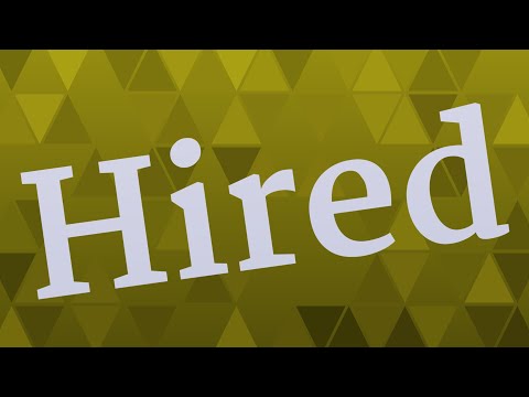 HIRED pronunciation • How to pronounce HIRED