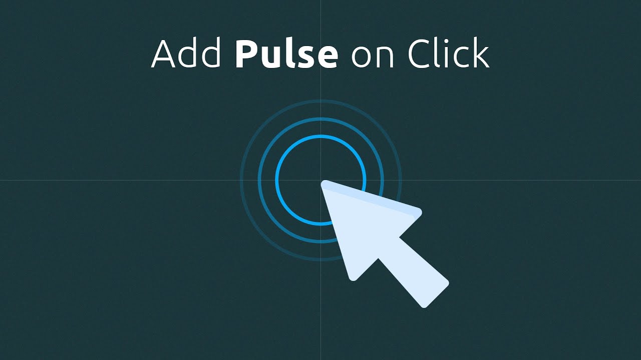 Pulse Effect on Click using CSS & Vanilla Javascript