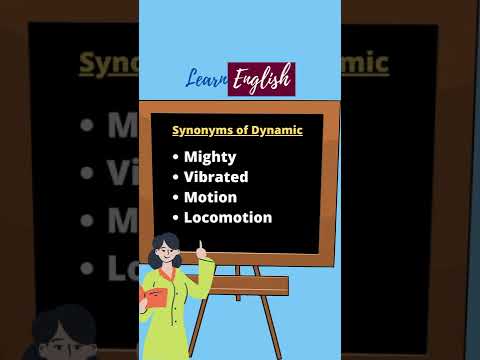 Synonyms of Dynamic? | Dynamic का Synonyms? #shorts #learnenglishmeaning #synonyms #youtubeshorts