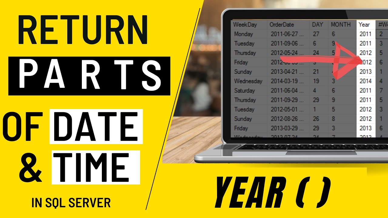 DateTime functions in SQL Server : Year Function