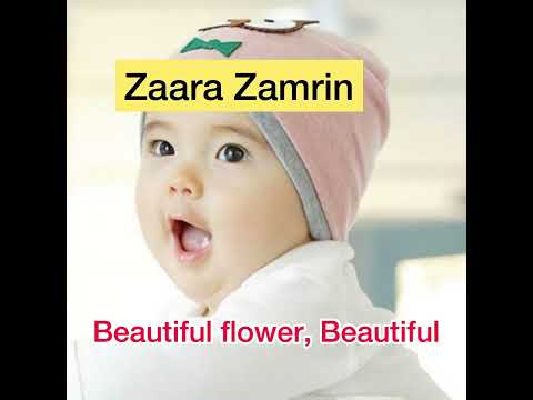 Muslim Baby Girl Double Names Starting With “ Z “ With Meaning