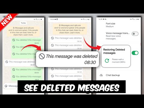 WhatsApp Deleted Messages Recovery 2025 | How to See Deleted Messages on WhatsApp