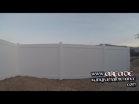 Vinyl Fence Posts Three Main Types Purposes How To Strengthen Install Kung Fu Maintenance Video