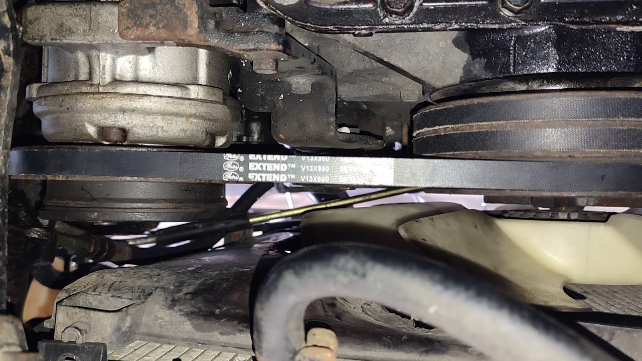 MITSUBISHI PAJERO GEN 2 4M40 4x4 AC COMPRESSOR BELT REPLACEMENT | BASIC TOTURIAL