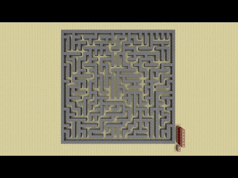 Maze Generator Sidewinder Algorithm Minecraft Map