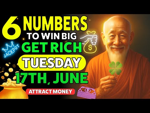 6 LUCKY NUMBERS TO WIN BIG and GET RICH on JUNE 17th, 2025 | Buddhist Teachings