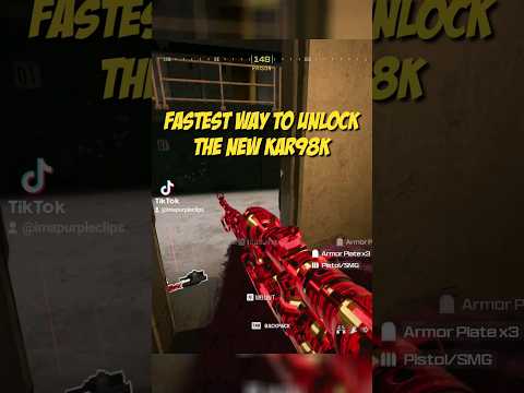*UNLOCK KAR98K* FASTEST METHOD TO UNLOCK! ???? ????#KAR98 #SEASON4 #UNLOCK #COD #WARZONE #MW3