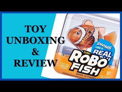 Zuru Robo Electronic Interactive Fish | Toy Unboxing & Review | $5 Walmart Toy