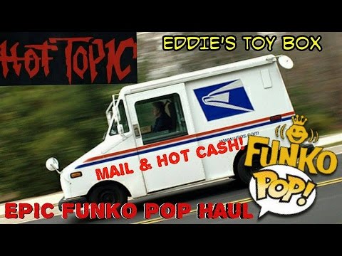 Epic Funko Pop Mail Call and Hot Topic Haul! 10+ Pops!