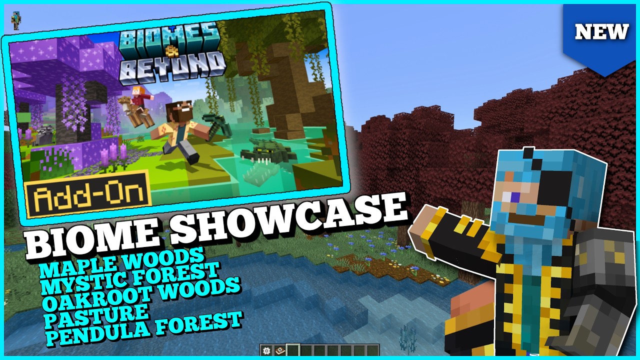 Mystic Forest & Maple Woods ¦ Biomes & Beyond Add On ¦ Biome Showcase ¦ Minecraft Bedrock ¦ Daz Man