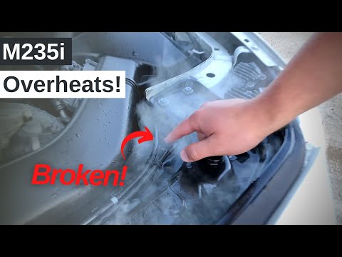 MY BMW COOLANT HOSE BLOWS UP - M235i Overheating Issue...