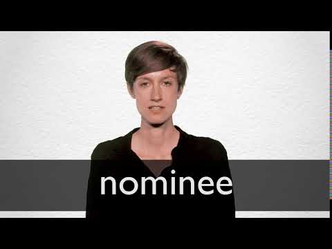 NOMINEE definition in American English | Collins English Dictionary