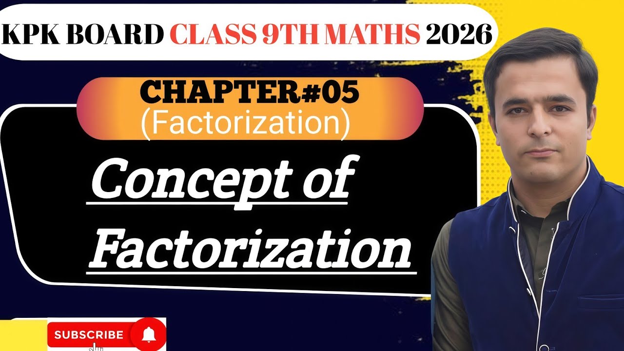 Class 9th Maths Unit 5 | Concept of Factorization | Class 9 Maths Factorization #factorization