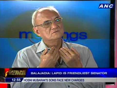 Jose Balajadia Jr., gatekeeper of the Senate floor