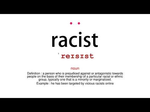 How to pronounce racist - Vocab Today