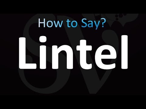How to Pronounce Lintel (correctly!)