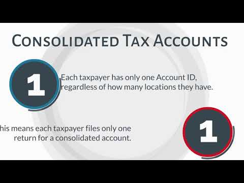 What is a consolidated tax account?