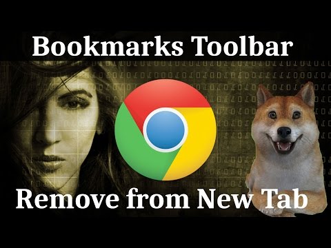 Remove Bookmarks Toolbar COMPLETELY on New Tab Page | Google Chrome Tutorial