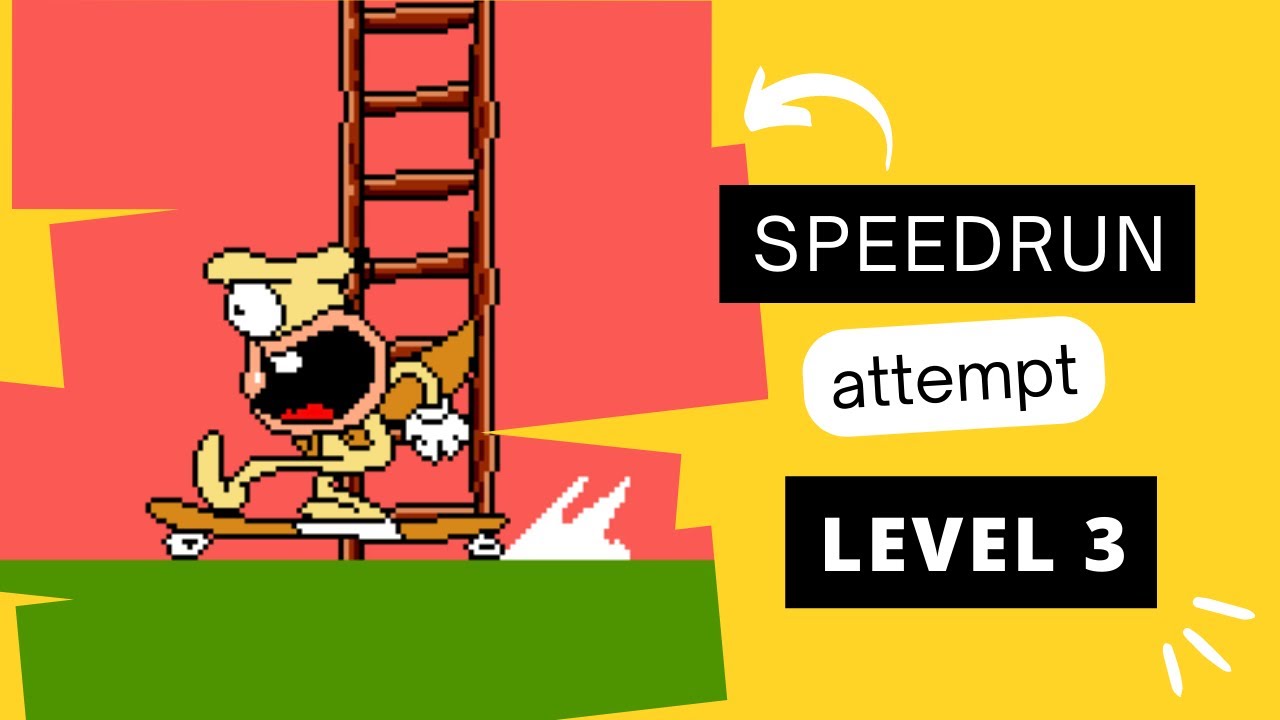 Pizza Tower pre-alpha experience | Level 3 | Speedrun attempt as Noise