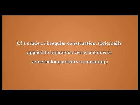 Doggerel Meaning