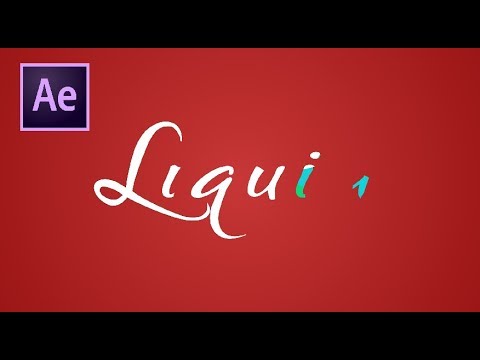 After Effects Tutorial - Liquid Text Animation in After Effects