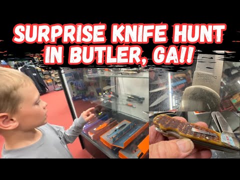 A Surprise Knife Hunt in Butler, GA with My Son & Grandson!