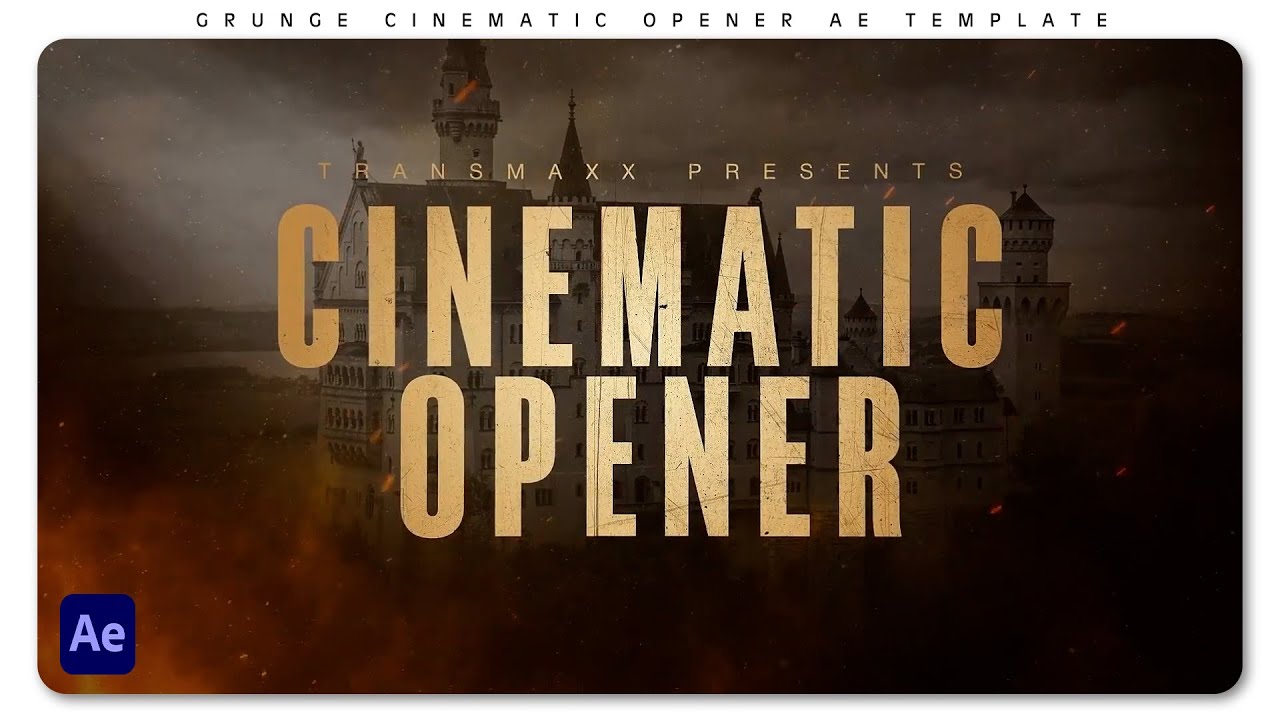 Grunge Cinematic Opener - After Effects Template | Free Download | Templates for Creators