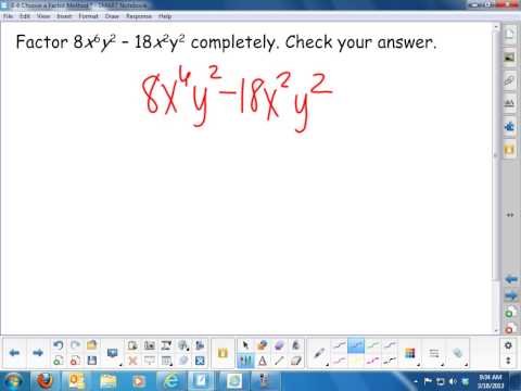 Choose a Factor Method