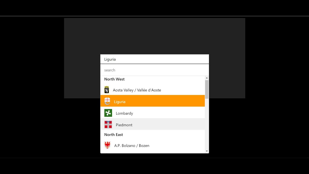 Advanced Dropdown Select With Vanilla Javascript